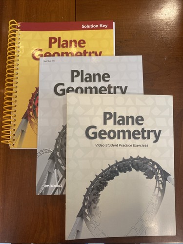 Abeka 11th Grade Math Plane Geometry Curriculum Solution Key, Test/Quiz ...