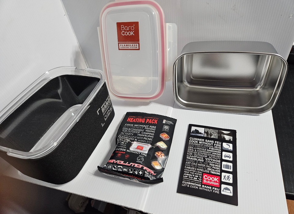 BaroCook Rectangular Flameless Cookware System BC-007/1200 ml/Rectangle ...