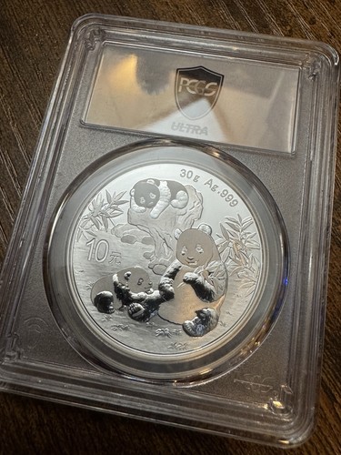 2024 Ultra Breaks PCGS MS70 China 10 Yn Silver Chinese Panda 30g Ag .999 | eBay