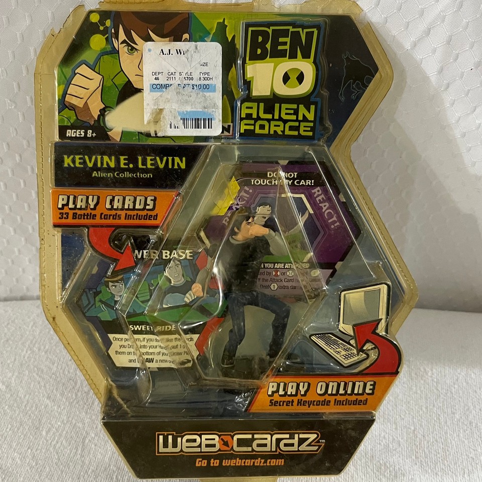 Ben 10 Alien Force Kevin Levin figurine with 33 Battle Cards (See Note ...
