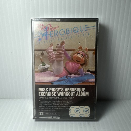 SEALED MISS PIGGY'S AEROBIQUE EXERCISE WORKOUT ALBUM Cassette Tape 1982 ...