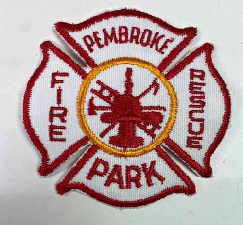 Pembroke Park Fire Rescue Florida Broward County FL Patch J7I | eBay
