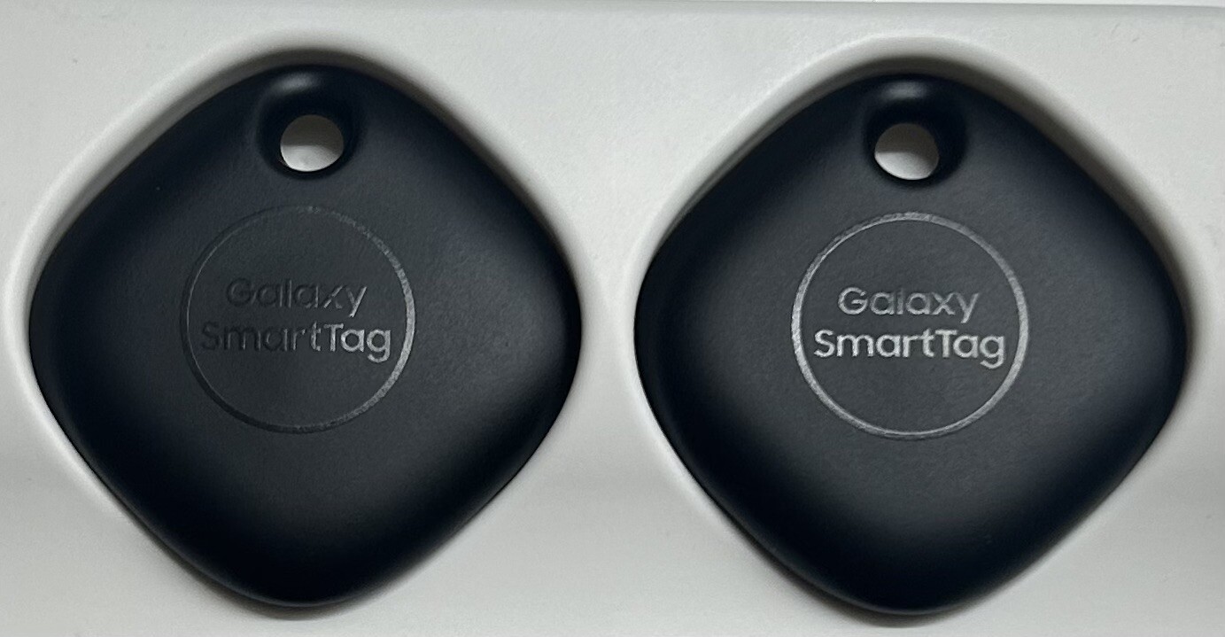 Samsung Galaxy Smart Tag 2 Pack - Black Bluetooth Item Finder For Bike ...