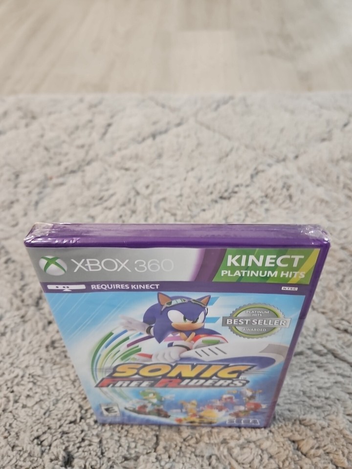 Sonic Free Riders Microsoft Xbox 360 2010 Kinect Platinum Hits ...