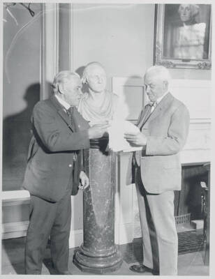 Ales Hrdlicka Conferring with Robert Andrews Millikan 1933 Photo | eBay ...