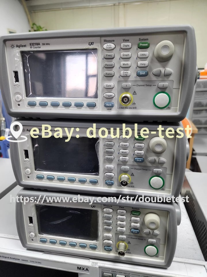1PCS Keysight HP AGILENT 53210A 350 MHz RF Frequency Counter, 10 digits ...