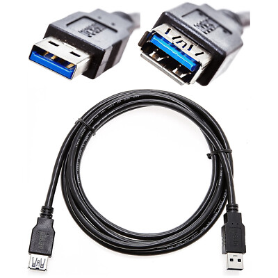USB 3.0 Extension Cable Lead High Speed A Male to A Female Extender 1M ...