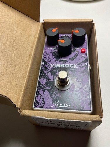 Rowin VIBROCK Chorus-Tremolo Monoblock Pedal Full Size Modulation ...