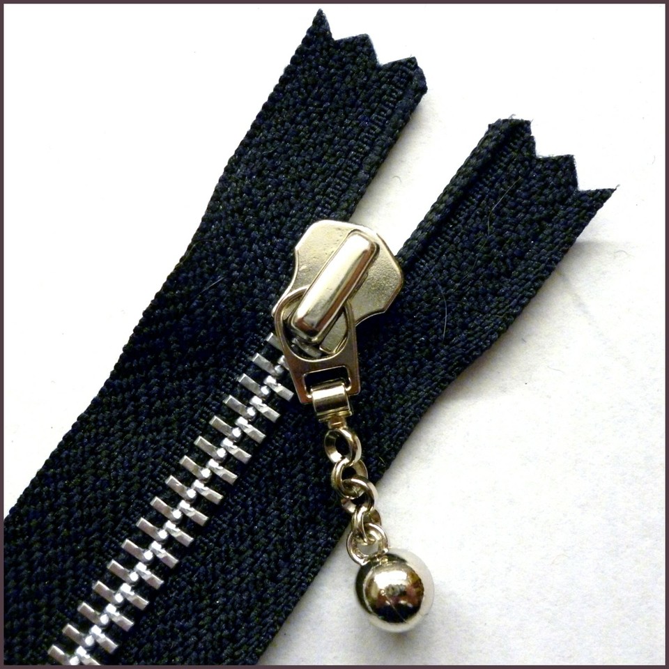 Zip, Zipper, Ball & Chain Puller, Medium Weight, Closed End, Metal, YKK ...