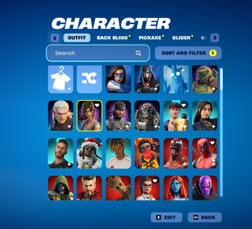 Fn acc stacked 170 skins dm before buying | eBay