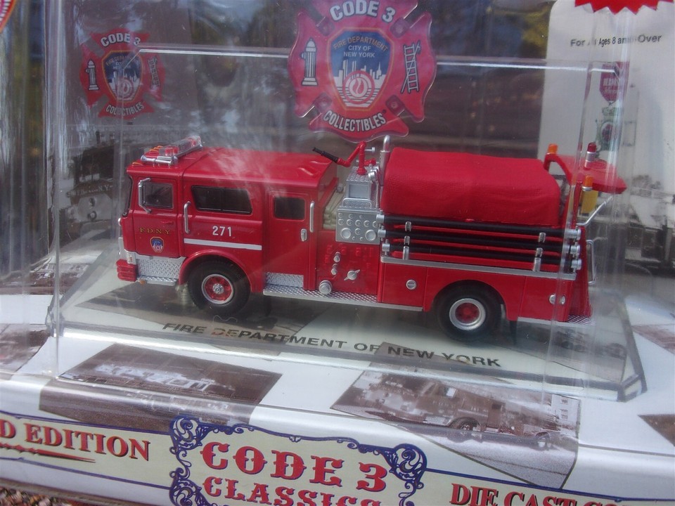 Code 3 FDNY Mack CF Pumper 271 - #12355-0271 | eBay