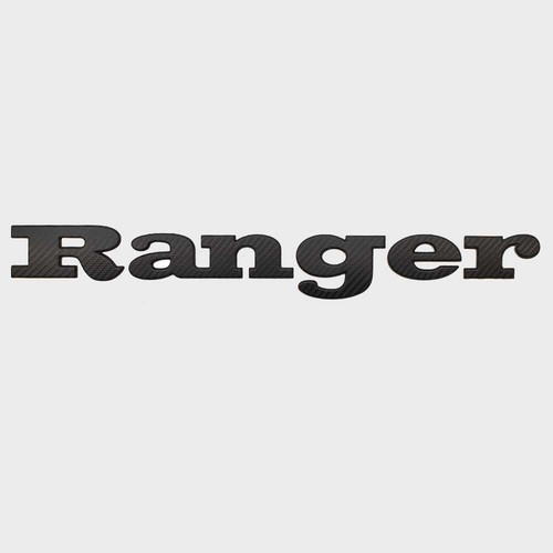 Ranger Boat Raised Emblem Decal 7604337 | Black Carbon Fiber Sticker | eBay
