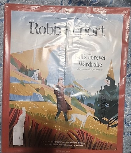 ROBB REPORT MAGAZINE ..Fall Forever Wardrobe..September 2020 ..New ...