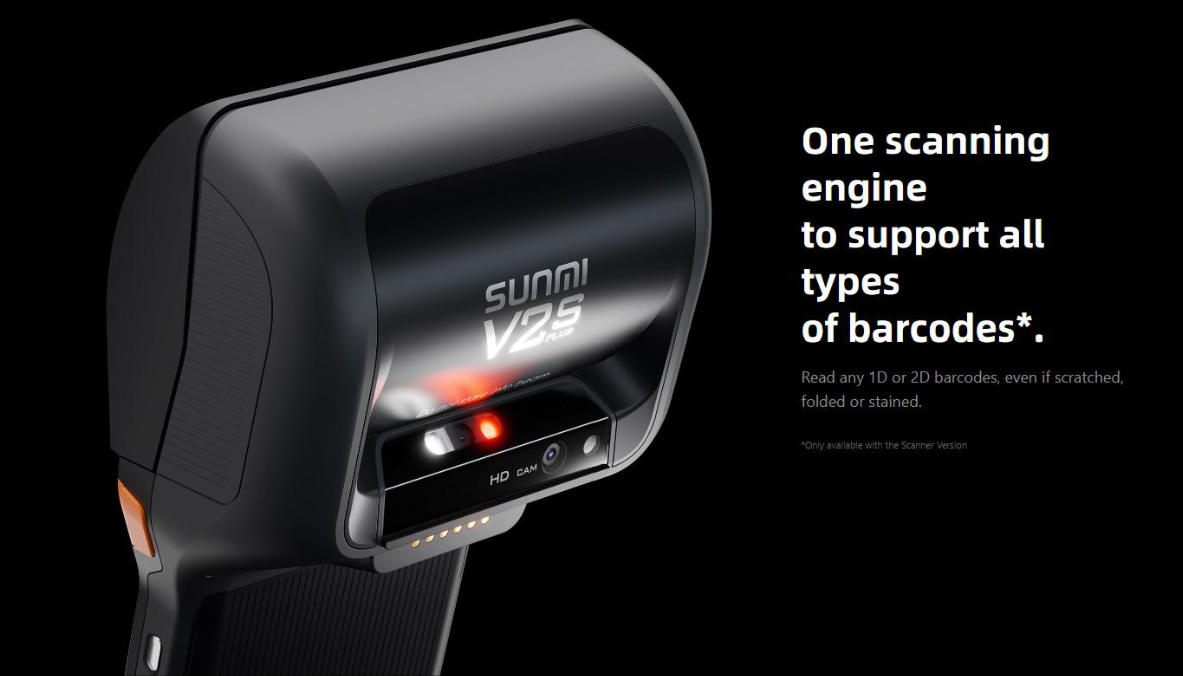 SUNMI V2s Plus POS System, 3GB+32GB, Android 11, 4G, NFC, 2D Scanner ...