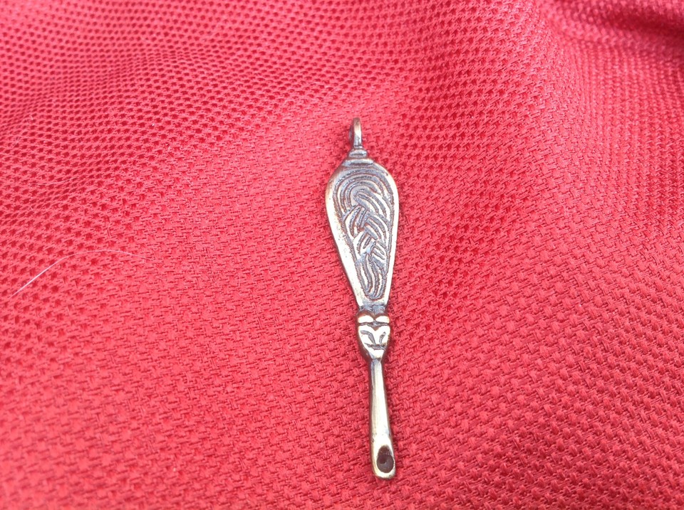 Viking Brass or Renaissance Iron Ear Spoon - SCA Celt Medieval ...