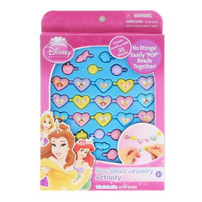 Disney Princess Ariel craft kit Pop Beads Jewelry bracelet Activity 2 ...