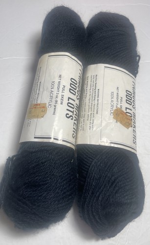 CARON FAMOUS MAKERS ODD LOTS Yarn 1 +pk. BLACK. I Combine Ship, Read ...