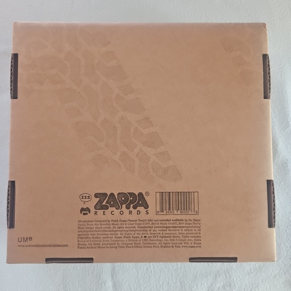 Frank Zappa - Zappa In New York 40th Anniversary Deluxe 5-CD Box Set ...