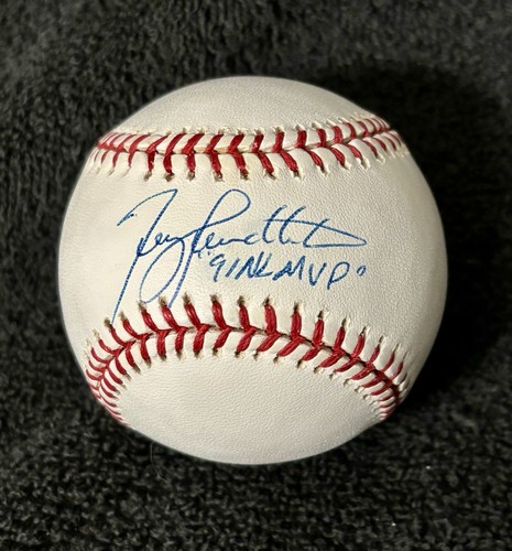 TERRY PENDLETON 91 NL MVP Signed Autographed Vintage ONL Baseball | eBay