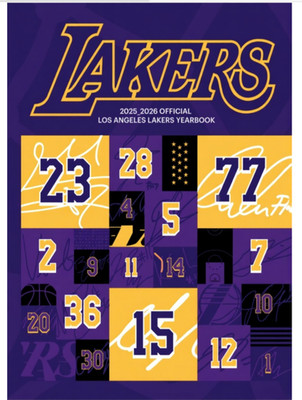 2025-2026 NBA Los Angeles Lakers Official Yearbook LeBron James | eBay