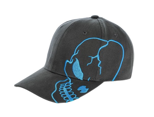 Skull Skeleton Skateboard Biker Motorcycle Military Goth Baseball Ball ...