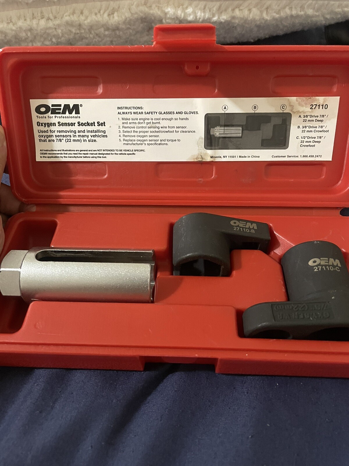 OEM 02 sensor socket tool 7/8 22mm | eBay