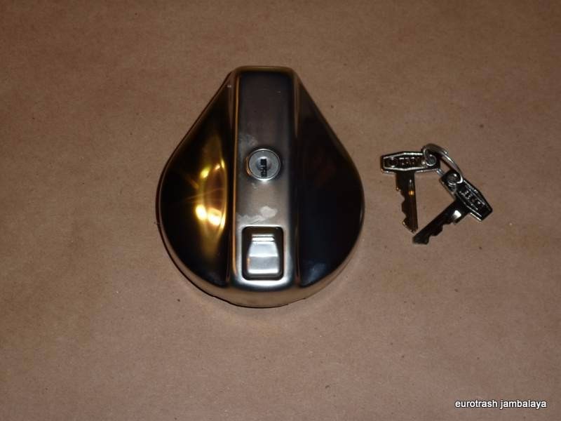 Laverda Benelli Cagiva Moto Morini LOCKING Fuel Gas TANK CAP 350 500 ...
