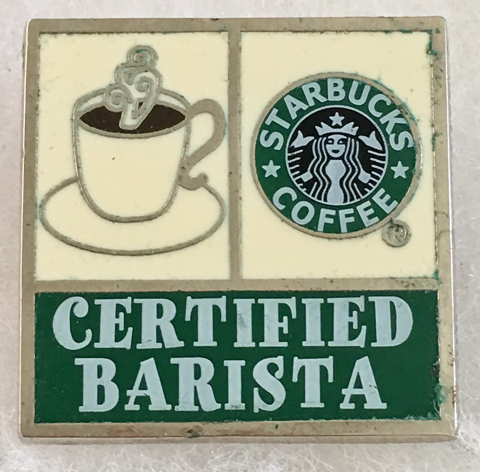 Starbucks Coffee Certified Barista Pin Pinback Collectible Enamel Pin ...