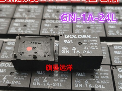 GN-1A-24L 24VDC Golden Power Relay 16A 277VAC 4 Pins x 1PC NEW | eBay