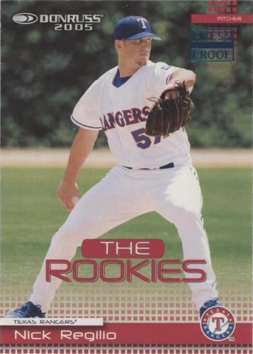 2005 Donruss - The Rookies 2004 Nick Regilio #37 Press Proof Blue /100 ...
