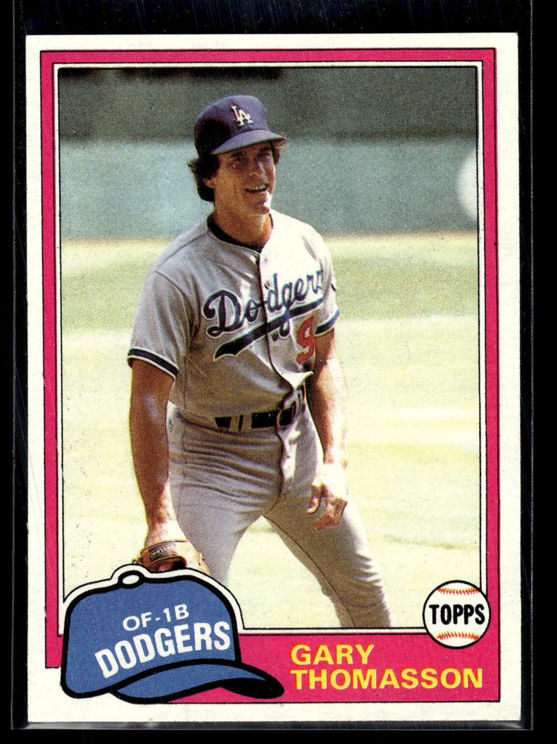 1981 Topps Baseball #512 Gary Thomasson "Set Break" Mint Los Angeles ...