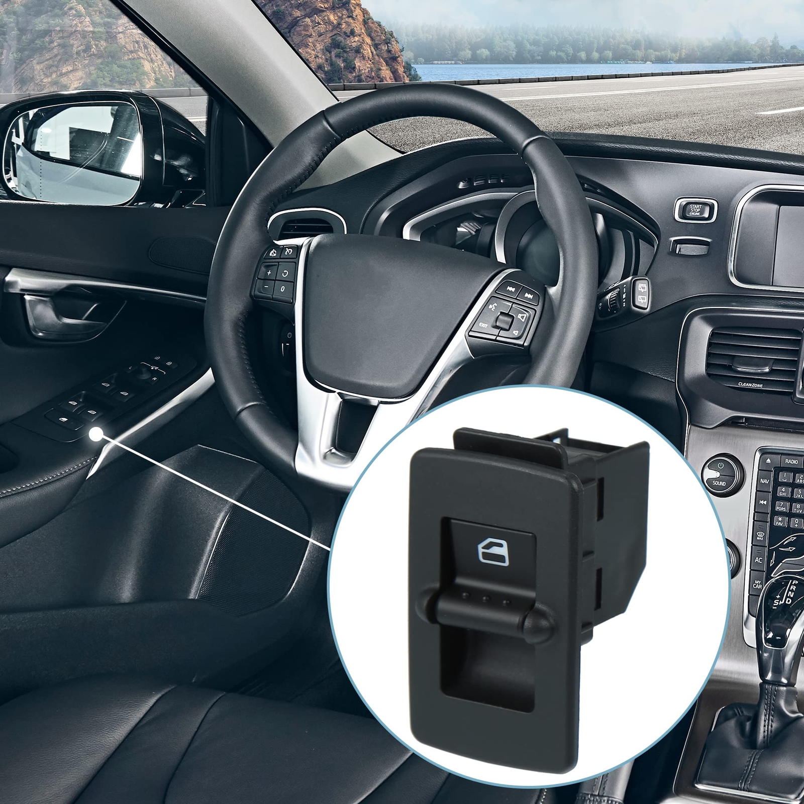 Passenger Window Switch Control Button for VW Volkswagen Beetle 98-10 Orange LED | eBay