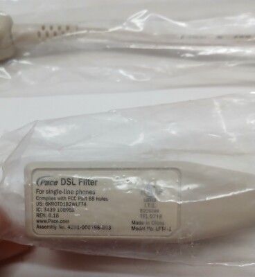 Pace DSL Filter 1001-301003-001 Phone | eBay