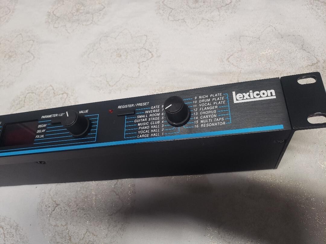 Lexicon Reflex Dynamic Midi Reverberator, Stereo Effects Processor ...