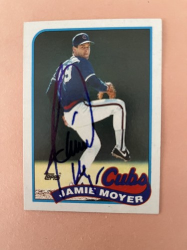 1989 Topps #717 Chicago Cubs Jamie Moyer Autograph. | eBay