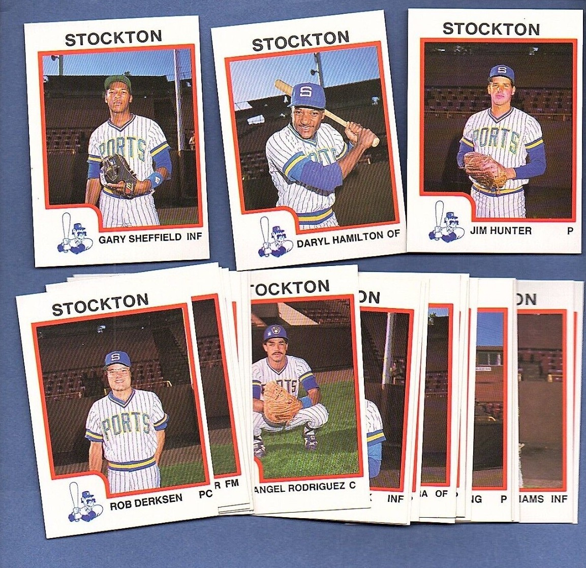 1987 ProCards Complete Team Set Stockton Ports w/ Gary Sheffield - 26 ...