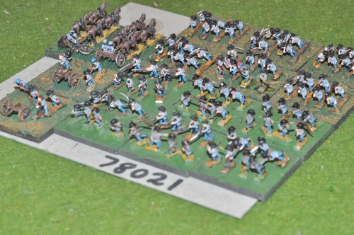 6mm ACW / confederate - brigade 96 figs 2 guns crews & limbers - inf ...