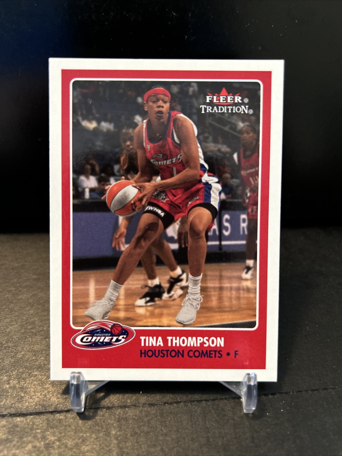 2001 Fleer Tradition WNBA Tina Thompson Houston Comets #40 HOF | eBay