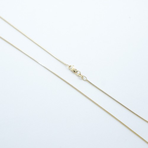 1mm Solid 14k Gold Round Snake Chain Necklace | eBay