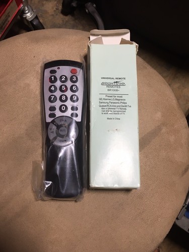 Brightstar BR100B Universal TV Remote | eBay