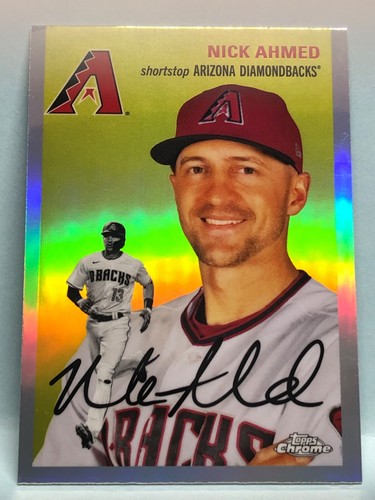 Nick Ahmed 2023 Topps Chrome Platinum Refractor #181 Detroit Tigers | eBay