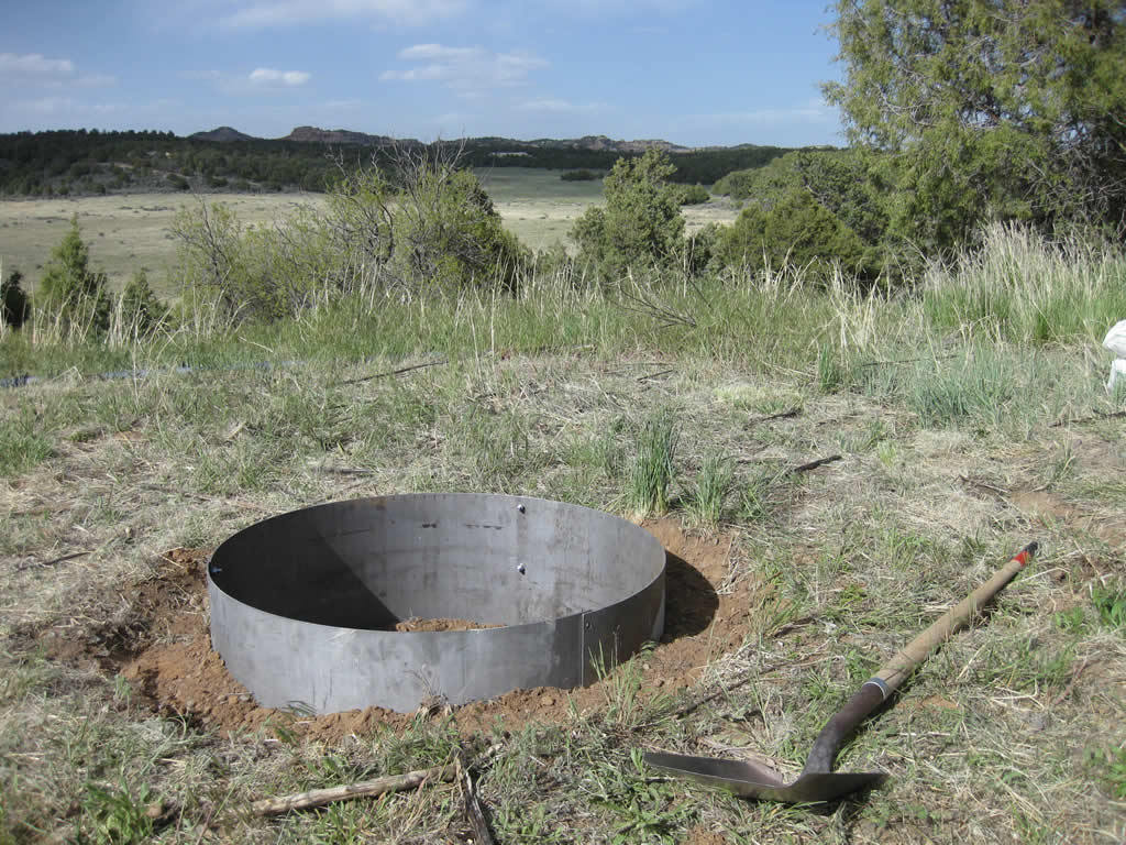 Fire Pit Liner Campfire Ring 40 Diameter x 16" Deep | eBay