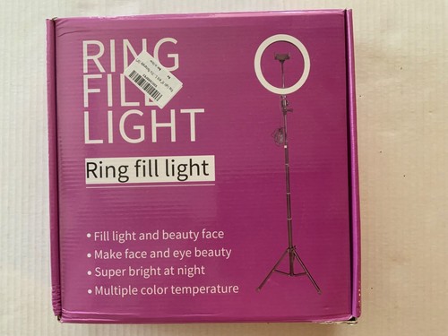 10" RGB Beauty Fill Light LED Ring w/ Tripod Stand Dimmable Kit for ...
