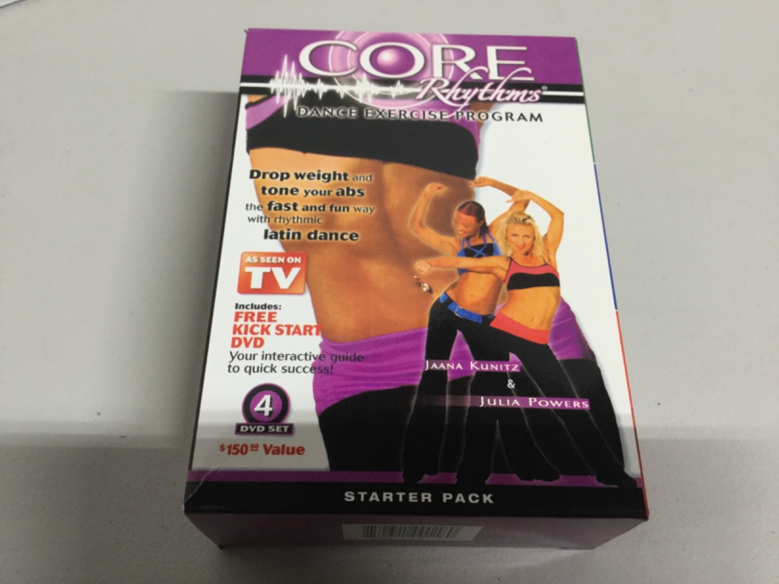 CORE RHYTHMS DANCE EXERCISE PROGRAM STARTER PACK DVD Full/Quick/Latin/Kick Start | eBay