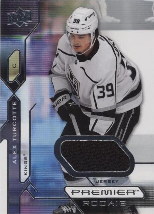2021-22 Upper Deck Premier - Rookies Alex Turcotte #112 Jersey (MEM, RC ...