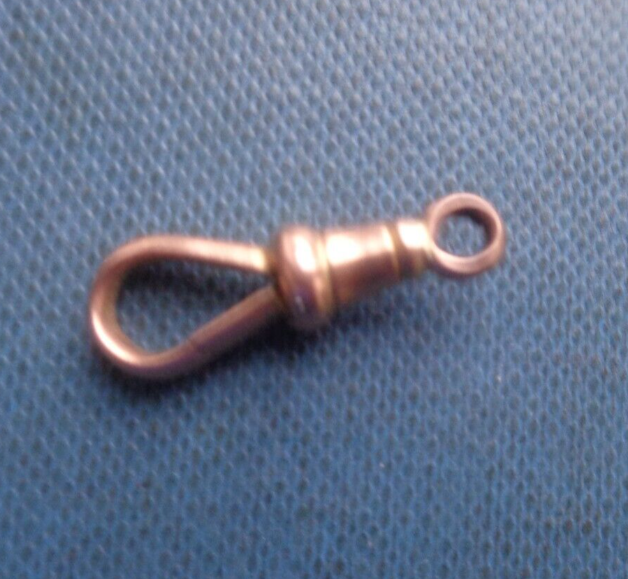 Victorian 9ct Rose Gold DOG CLIP Fastener for Watch Chain c.1890/1900 ...