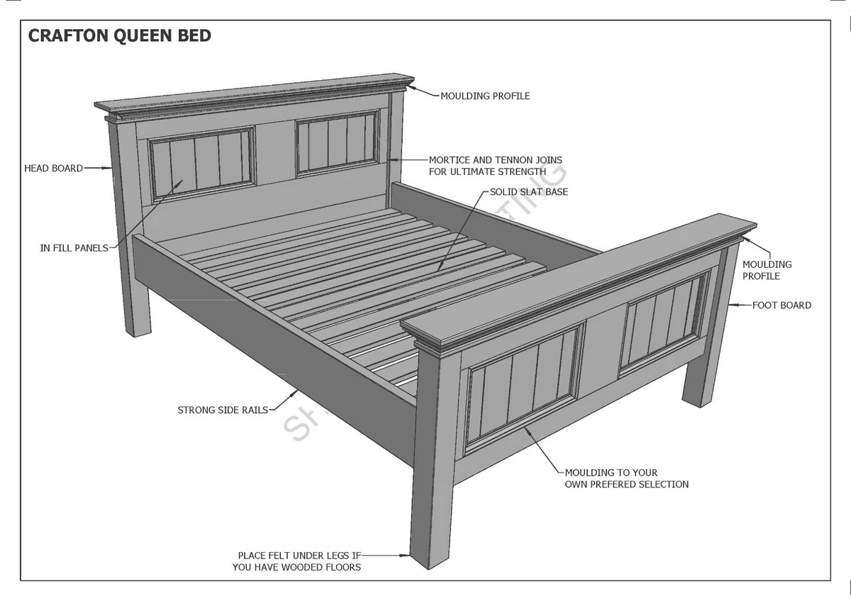 Bed Frame Designs Plans