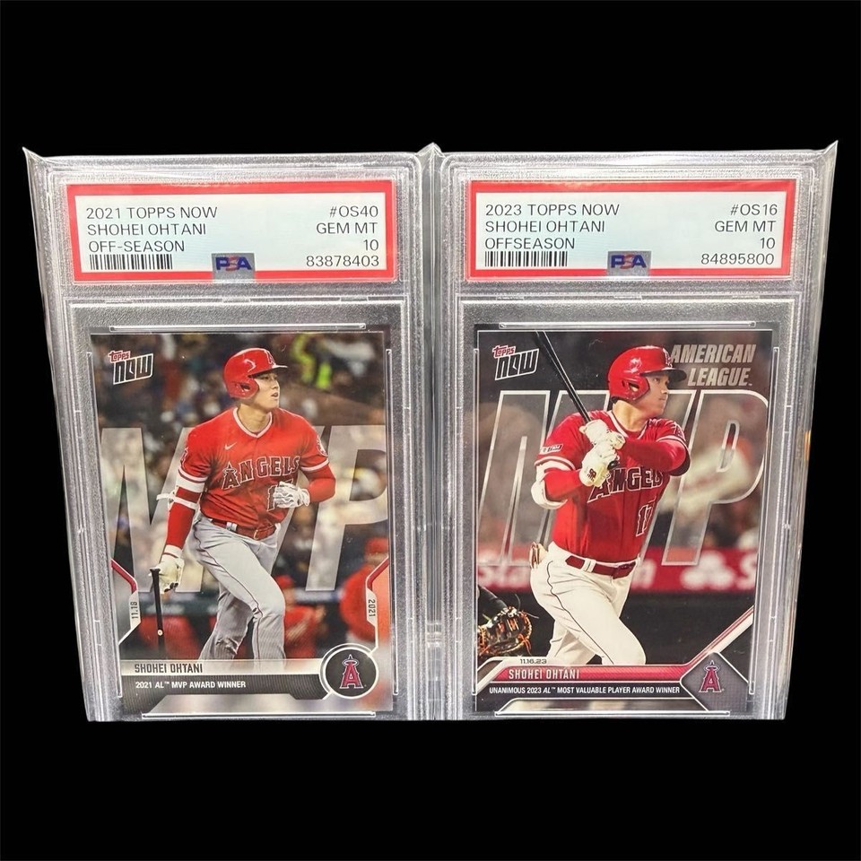 Topps Now Shohei Ohtani MVP PSA10 2-Pack | eBay UK