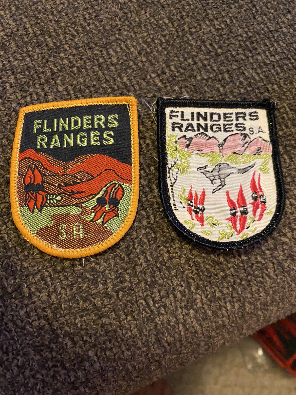 VTG Lot Of 2 FLINDERS RANGES South Australia Patches | eBay