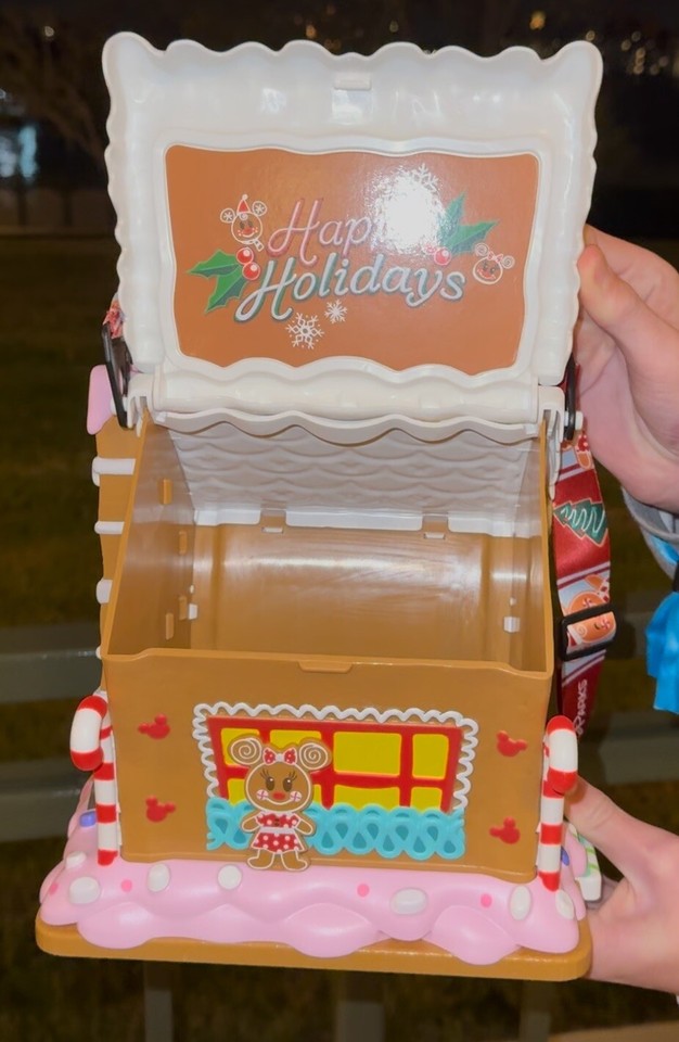 Disney Mickey & Minnie Gingerbread House Popcorn Bucket 2024 New | eBay